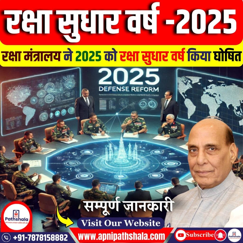 रक्षा सुधार वर्ष 2025 - Apni Pathshala